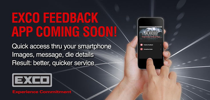 EXCO app banner - home page - ETS Dies